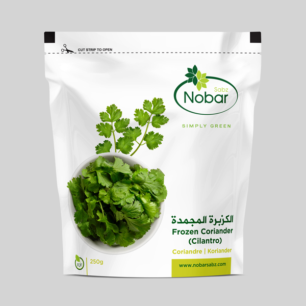 Frozen IQF Coriander - Nobar